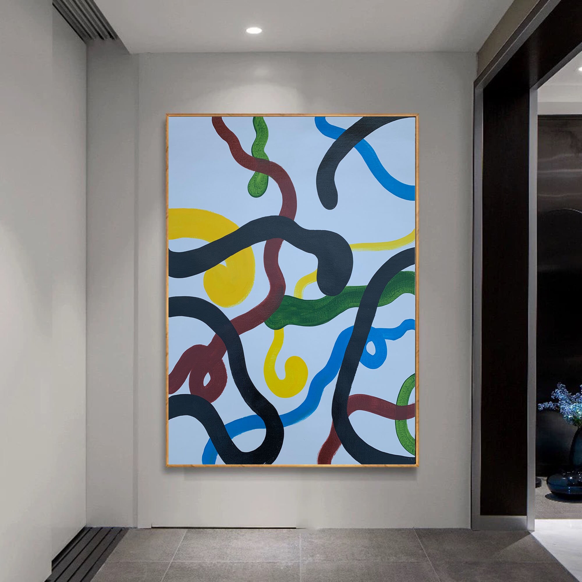 Extra Large Wall Art Abstract Large Abstract Canvas Art | Etsy