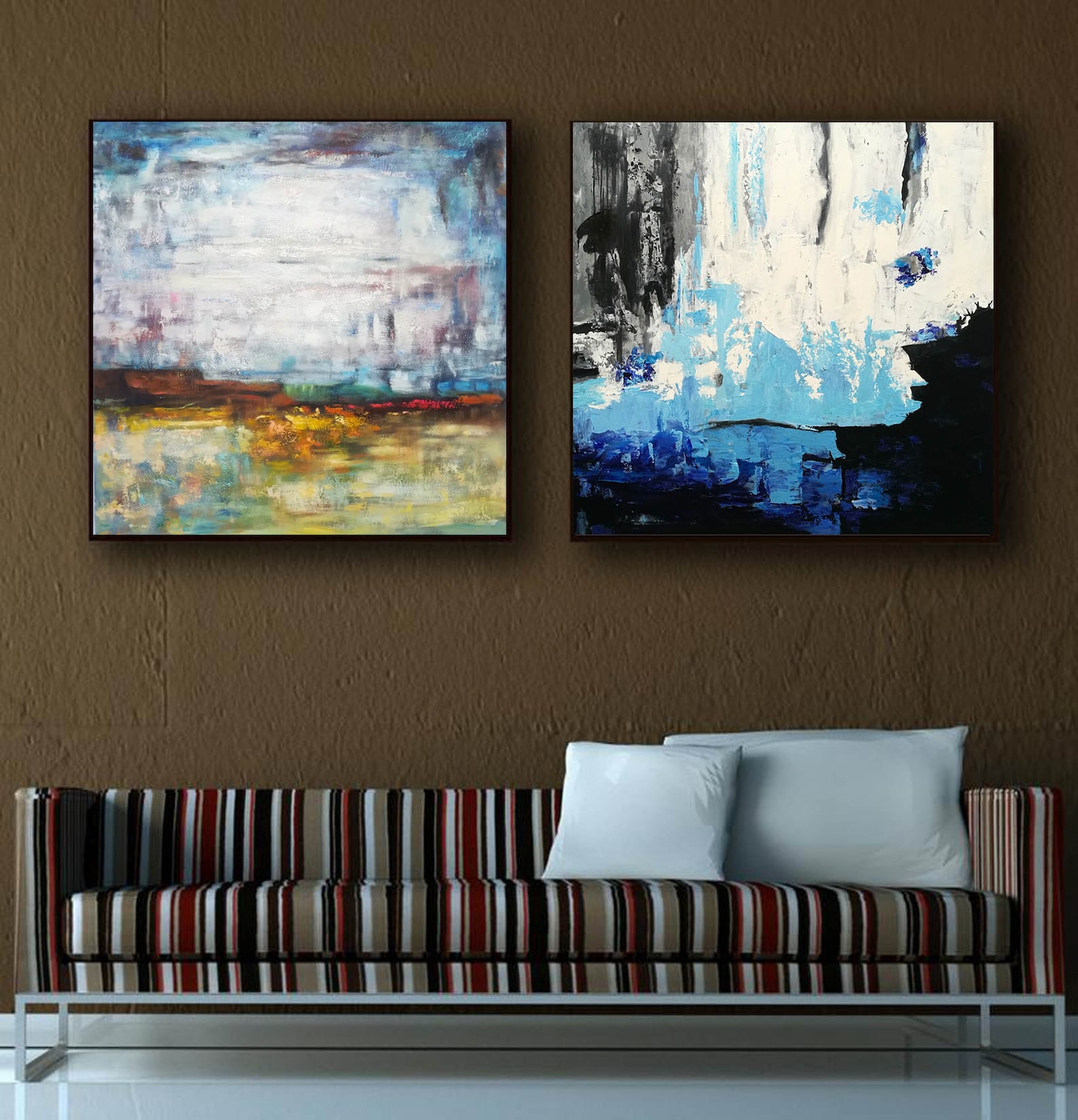 Custom canvas art canvas wall art large original painting | Etsy