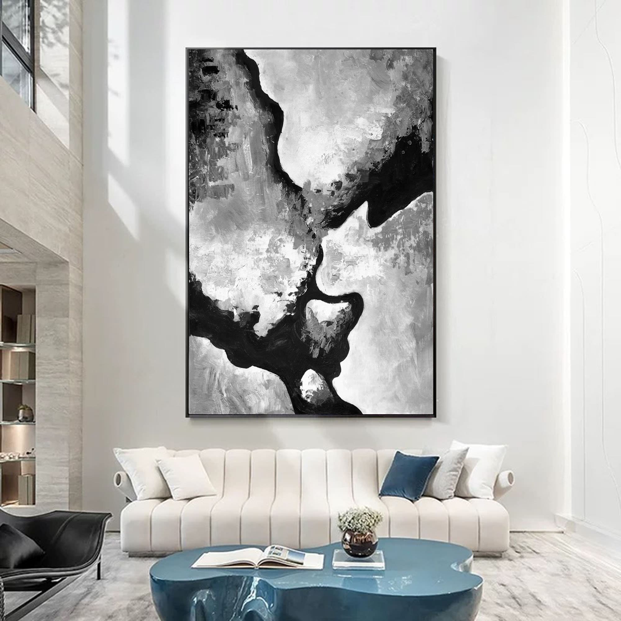 Abstract Painting Originalliving Room Paintingmodern - Etsy