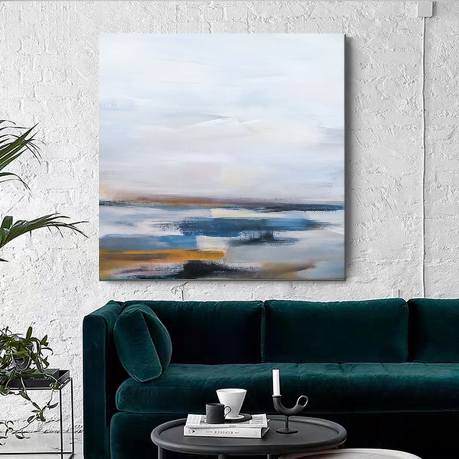 Large Abstract Canvas Artoriginal Abstract Painting on | Etsy