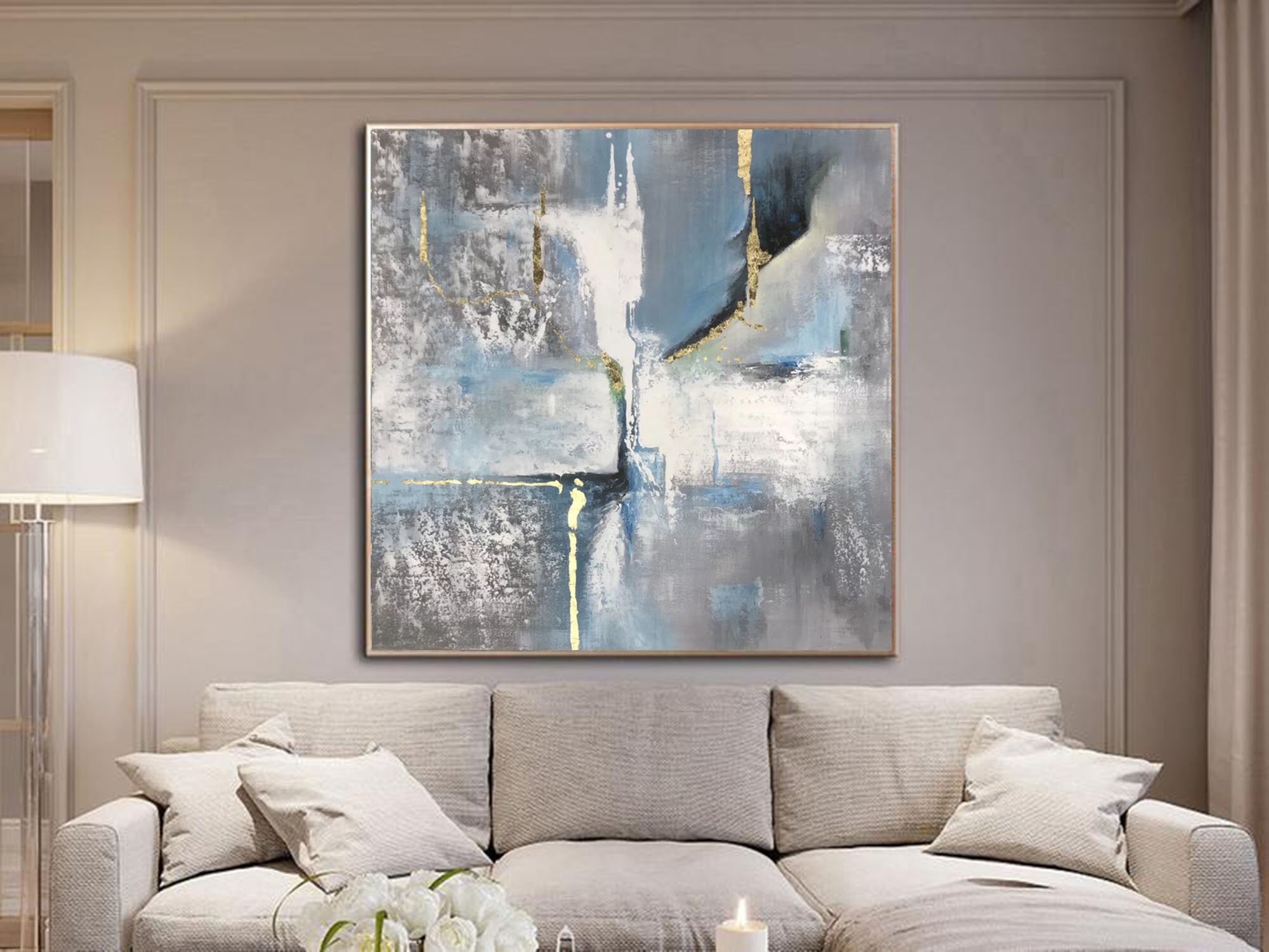 Large Acrylic Painting,modern Abstract Painting Canvas Original ...