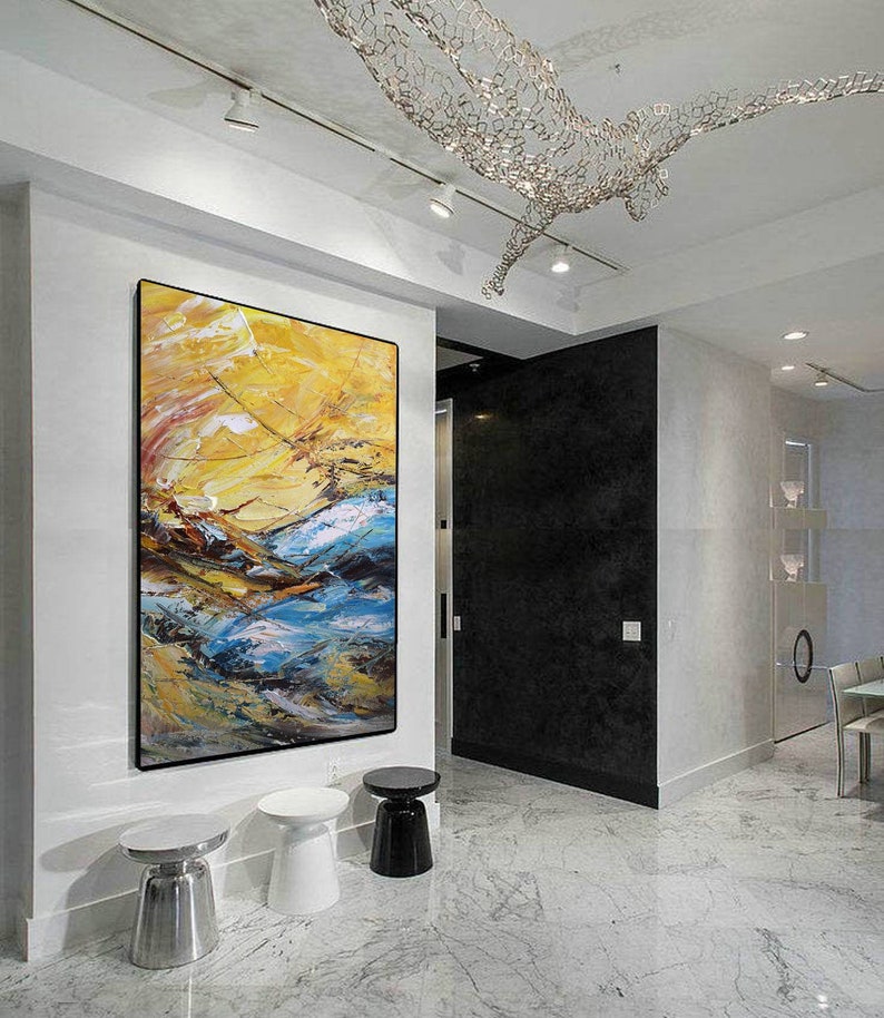 Large Canvas Wall Art Original Abstract Oil Painting on - Etsy