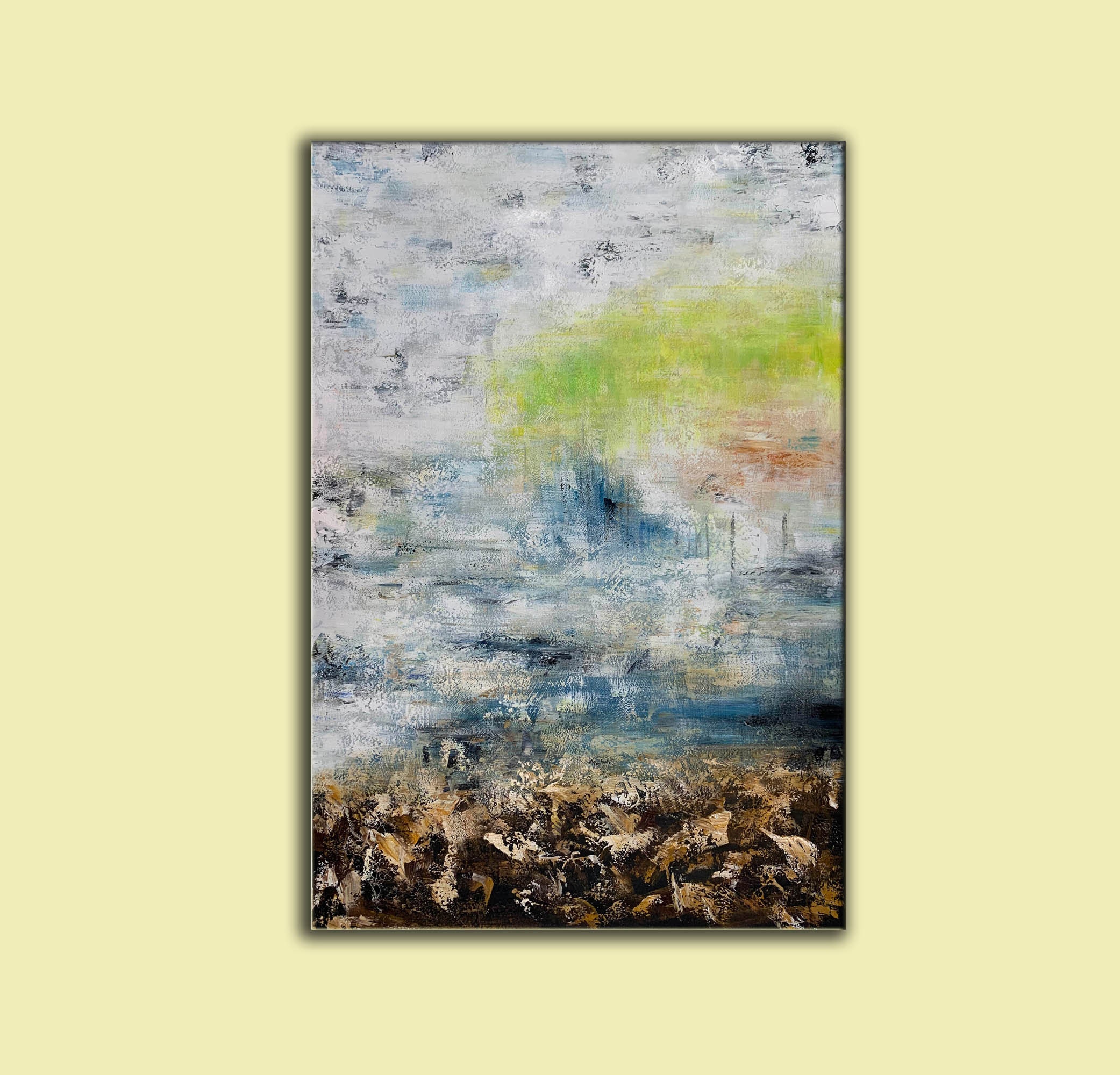 Large Canvas Wall Artoversized Wall Artmodern Abstract | Etsy