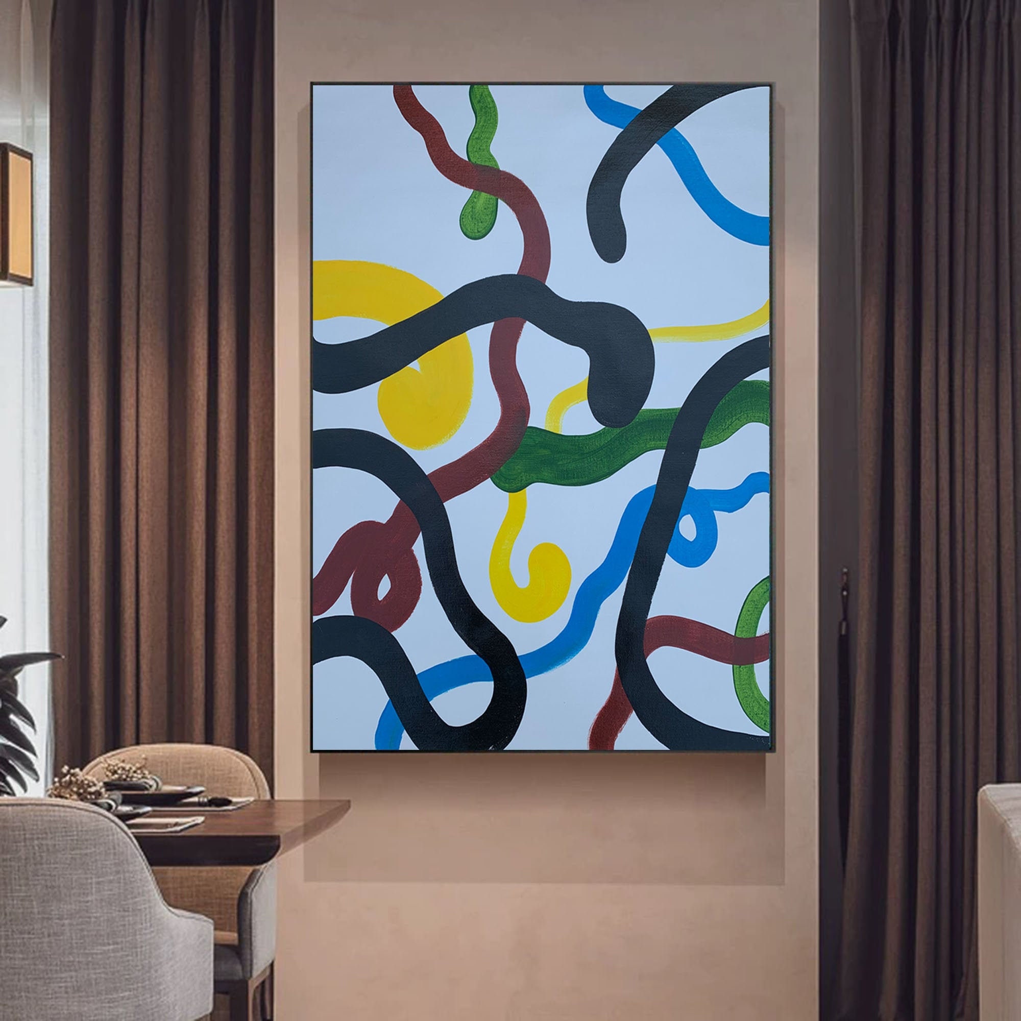 Extra Large Wall Art Abstract Large Abstract Canvas Art | Etsy