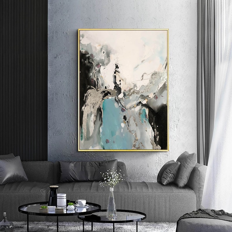 Extra Large Wall Art Modern Abstract Painting Original Large - Etsy