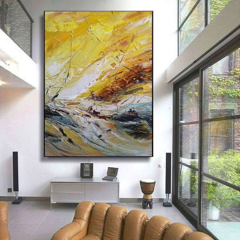 Extra Large Wall Art Abstract Painting,large Abstract Wall Art,living ...