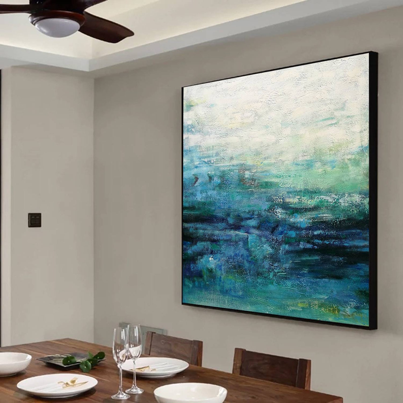 Oversized Abstract Painting on Canvasextra Large Canvas Wall | Etsy