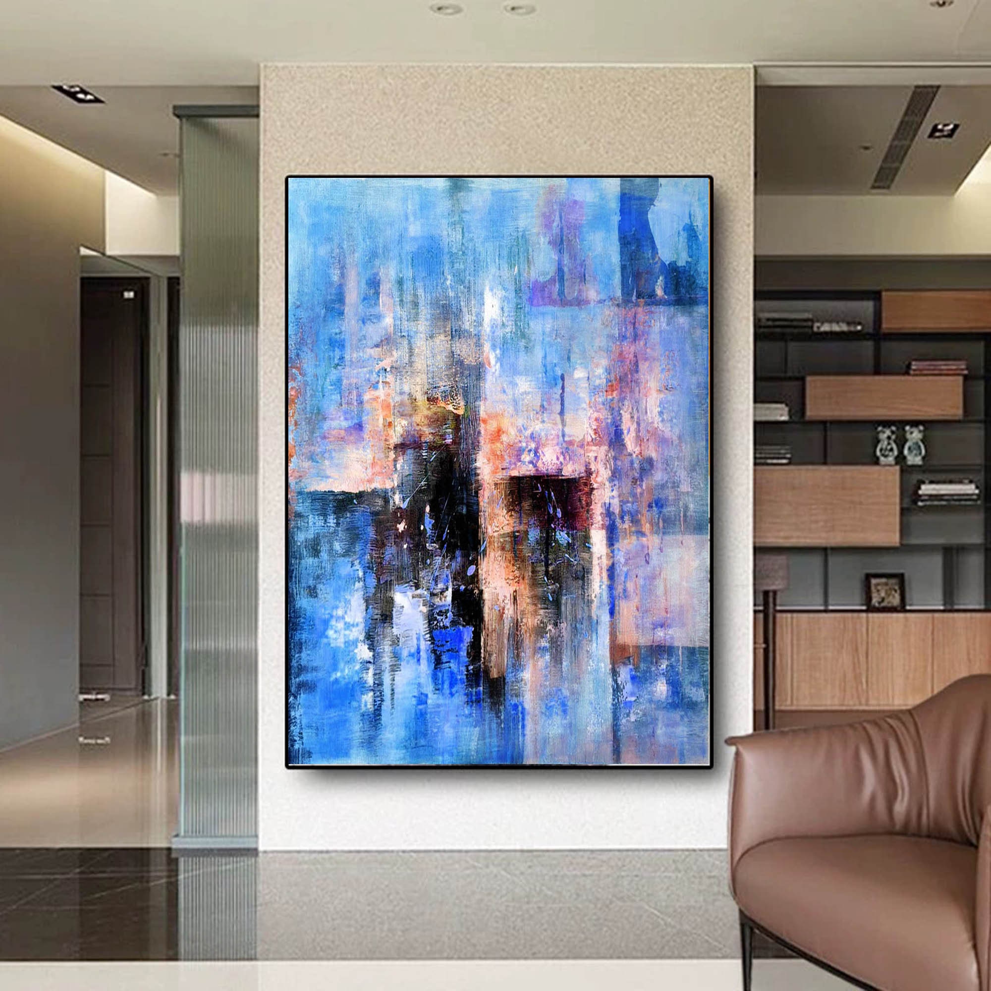 Extra large wall art abstract painting originallarge canvas | Etsy