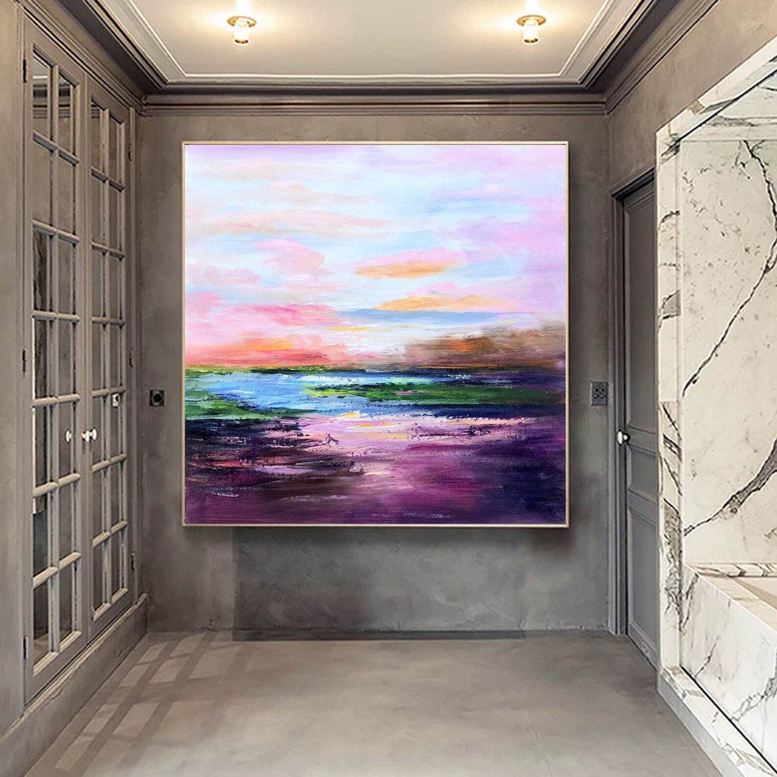 Extra Large Oil Painting Large Canvas Art,original Large Abstract ...