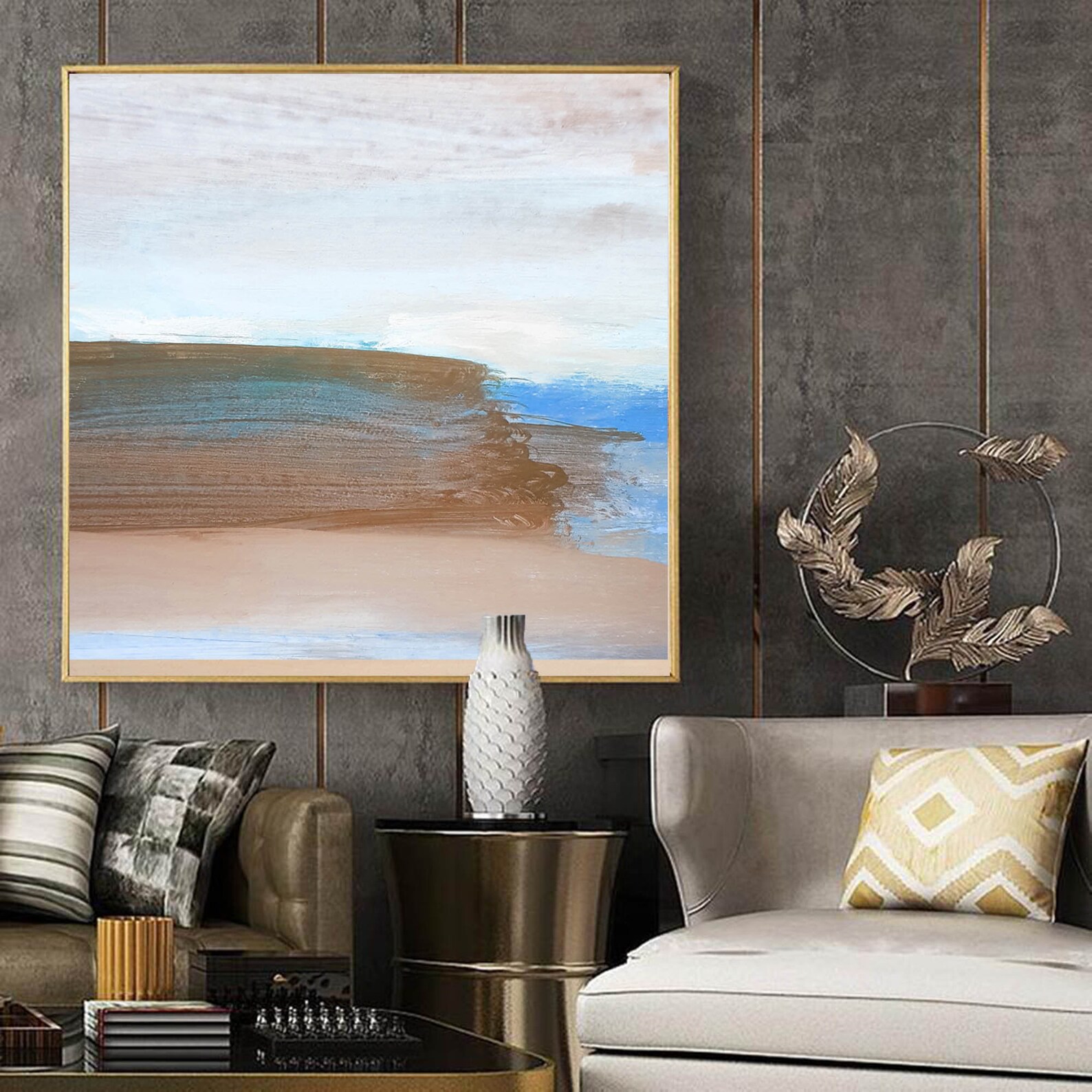 Large oil painting on canvas original abstract painting | Etsy