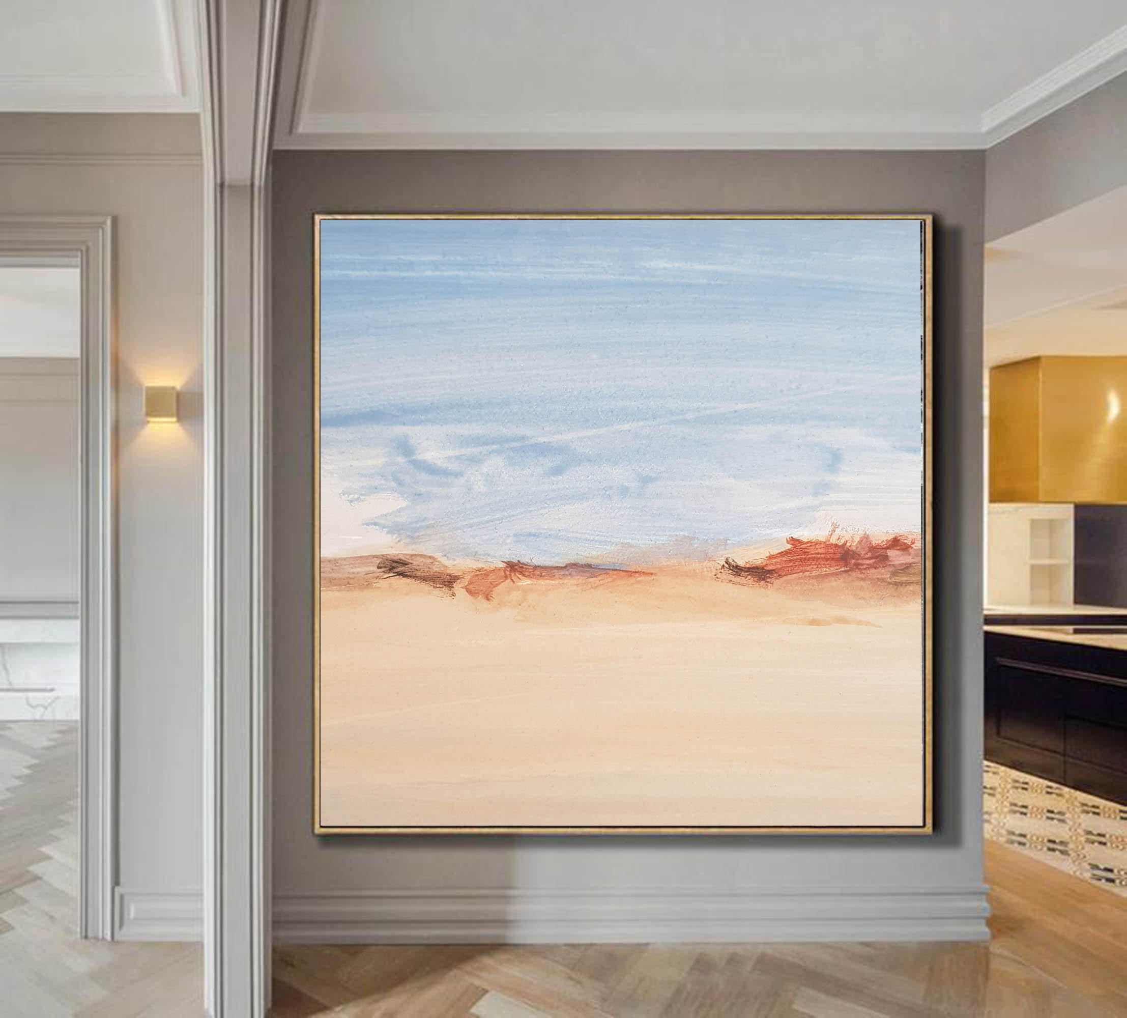 Large Abstract Painting Original Landscape Painting Living - Etsy