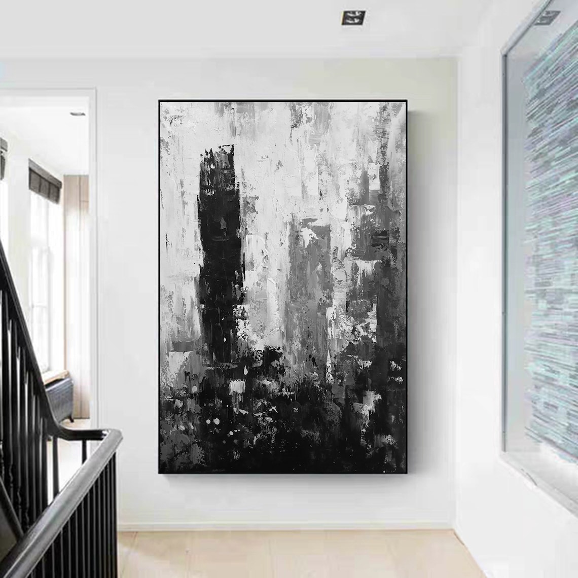 Abstract Painting Canvas Originallarge Acrylic Painting on - Etsy