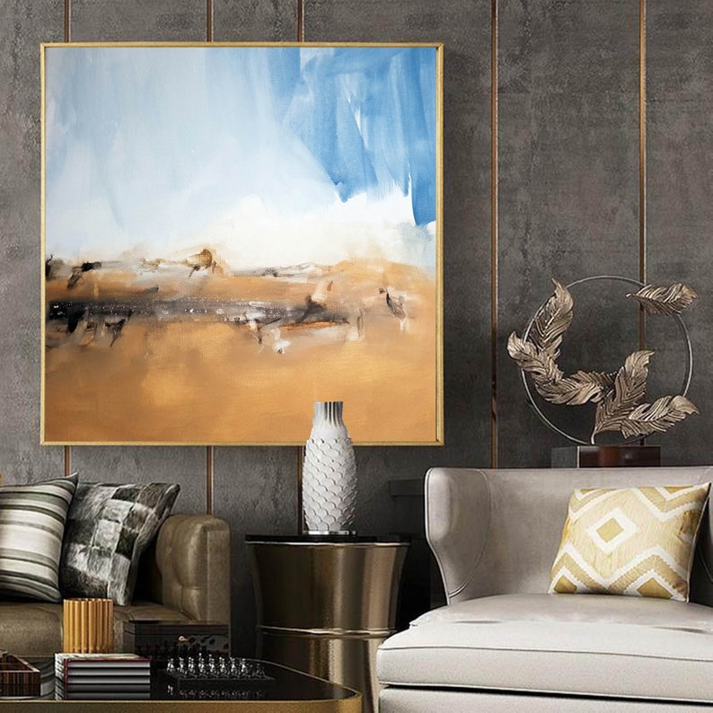 Large Canvas Art Abstract Oversized Wall Art Modern - Etsy