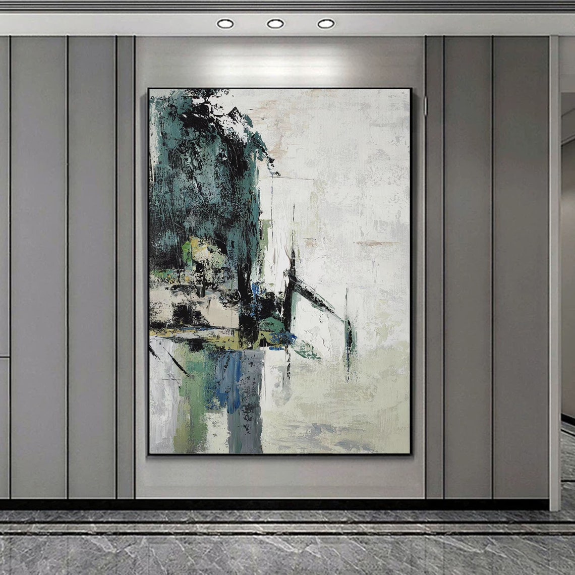 Pinturas muy grandes sobre lienzo arte de pared de lienzo | Etsy