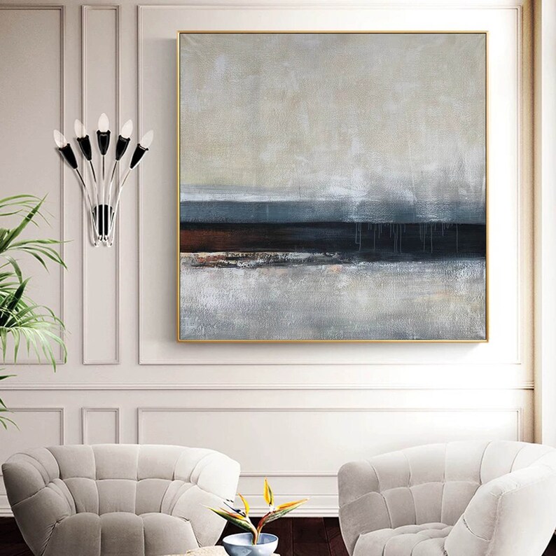 Extra Large Abstract Painting Landscapelarge Abstract Canvas - Etsy