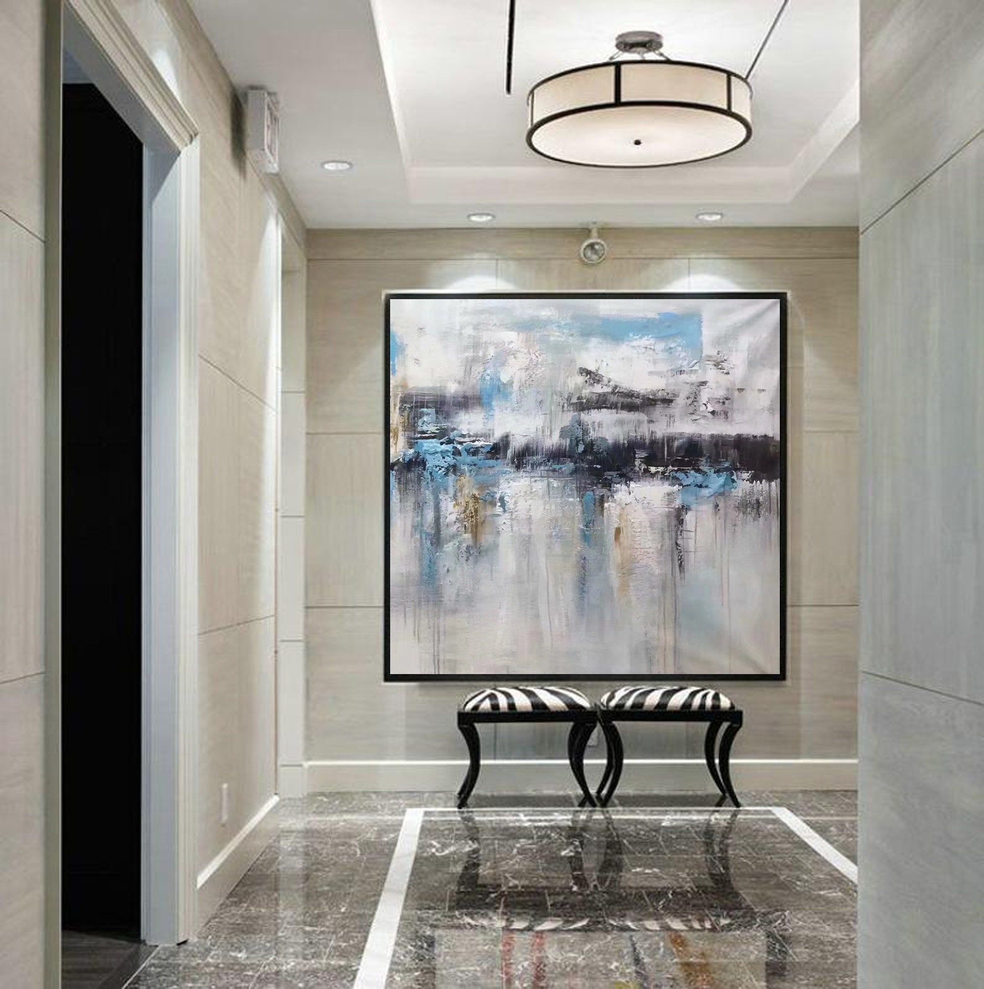 Extra Large Wall Art Modern Abstract Painting Original Large | Etsy