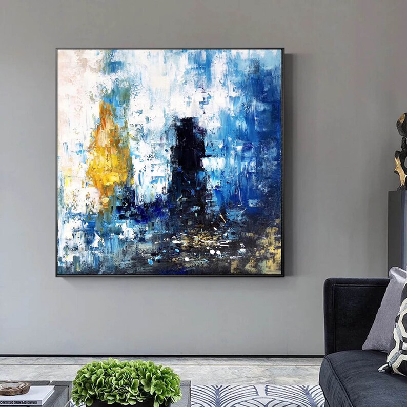Large Abstract Painting Originalbig Abstract Canvas Wall - Etsy