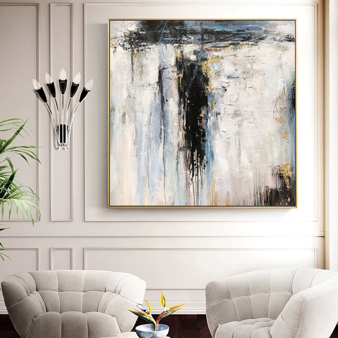 Large Abstract Painting on CanvasOriginal Oil | Etsy