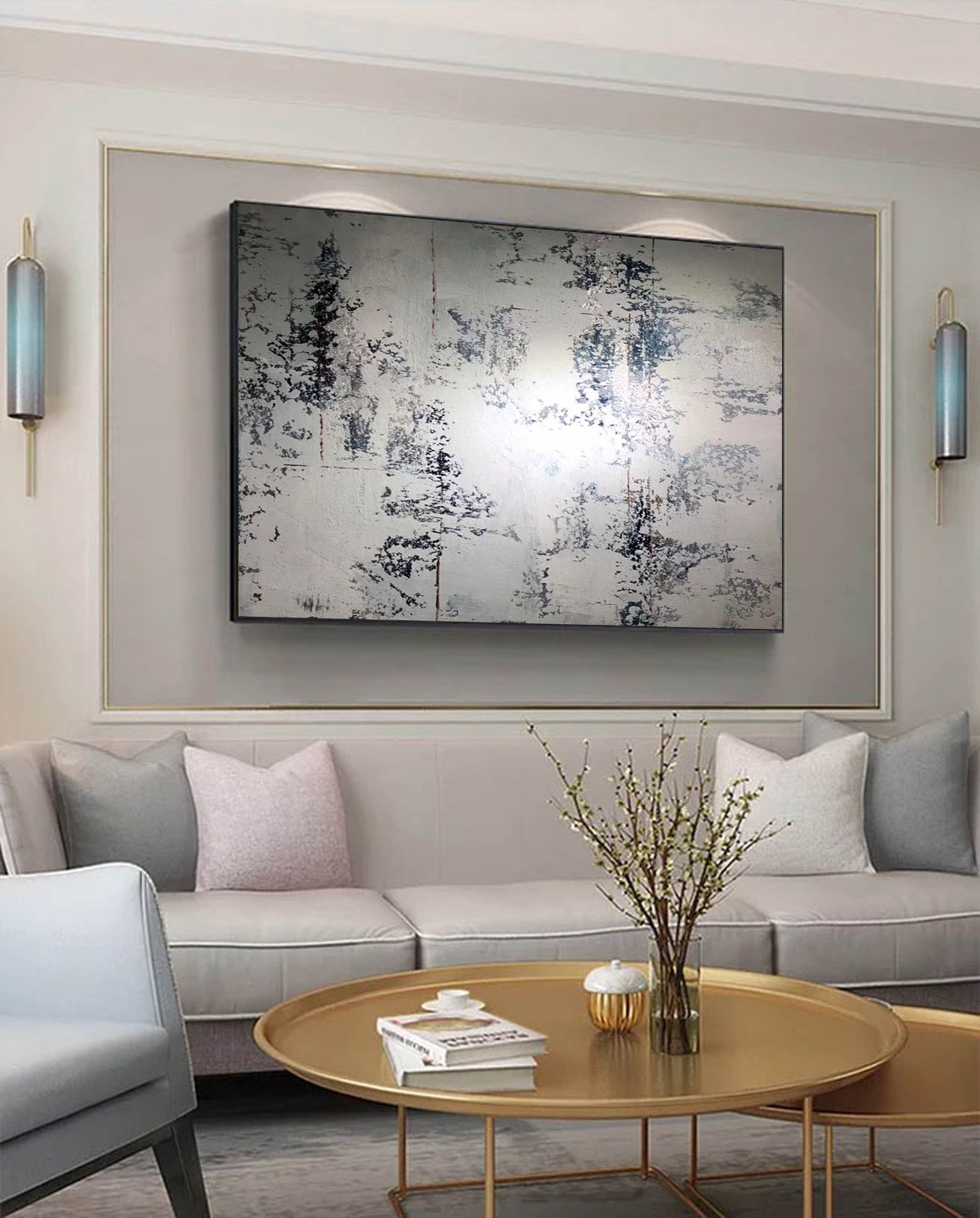 Large Canvas Wall Art,modern Abstract Painting,large Abstract Painting ...