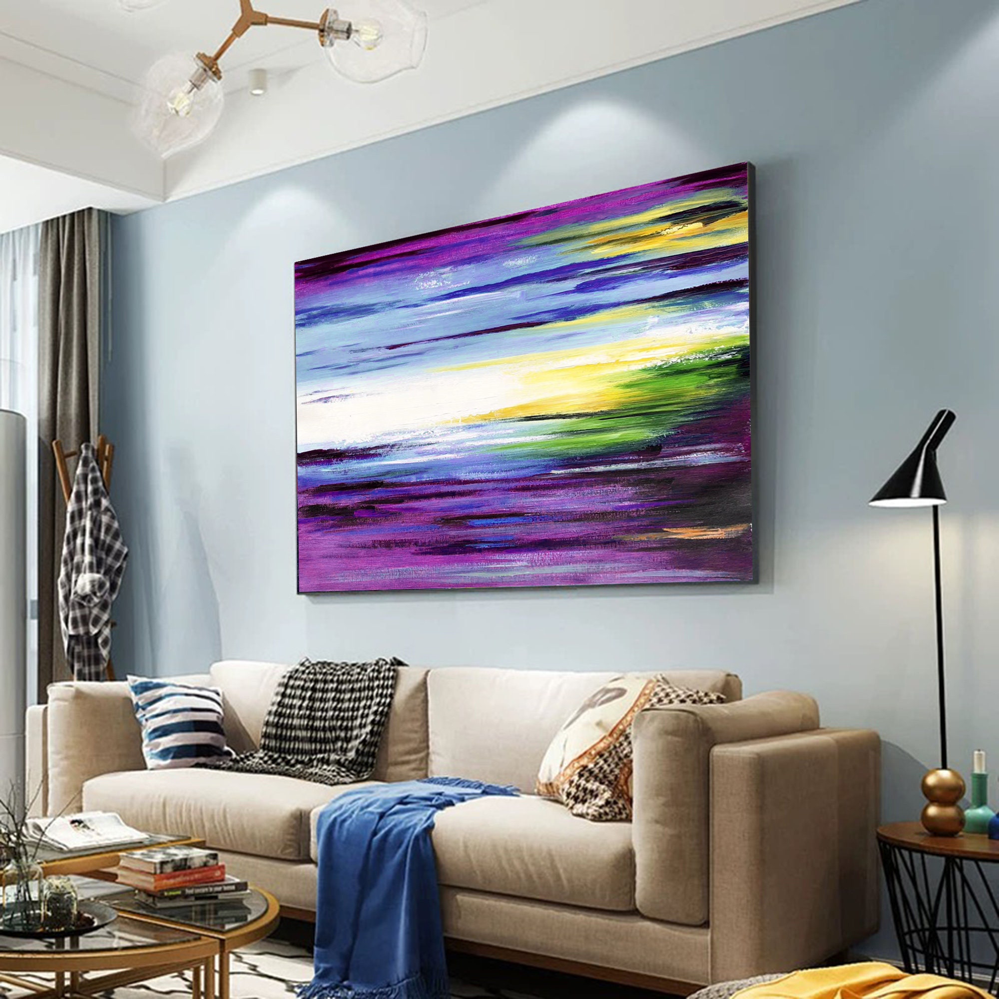 Modern Abstract Wall Art,oversized Abstract Painting,abstract Painting ...