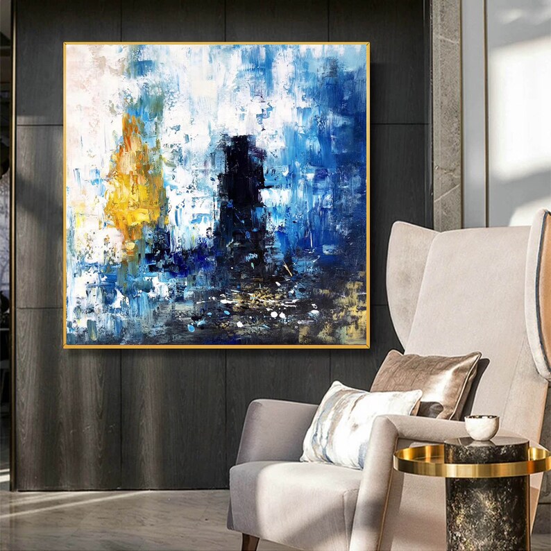 Large Abstract Painting Originalbig Abstract Canvas Wall | Etsy