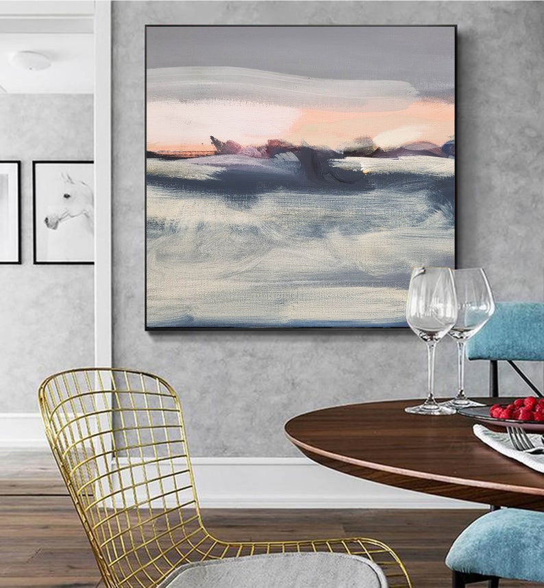 Oversized Wall Art Modern Large Canvas Art Abstract Large - Etsy