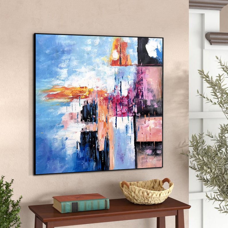 Original Abstract Painting on Canvaslarge Canvas Wall Art - Etsy