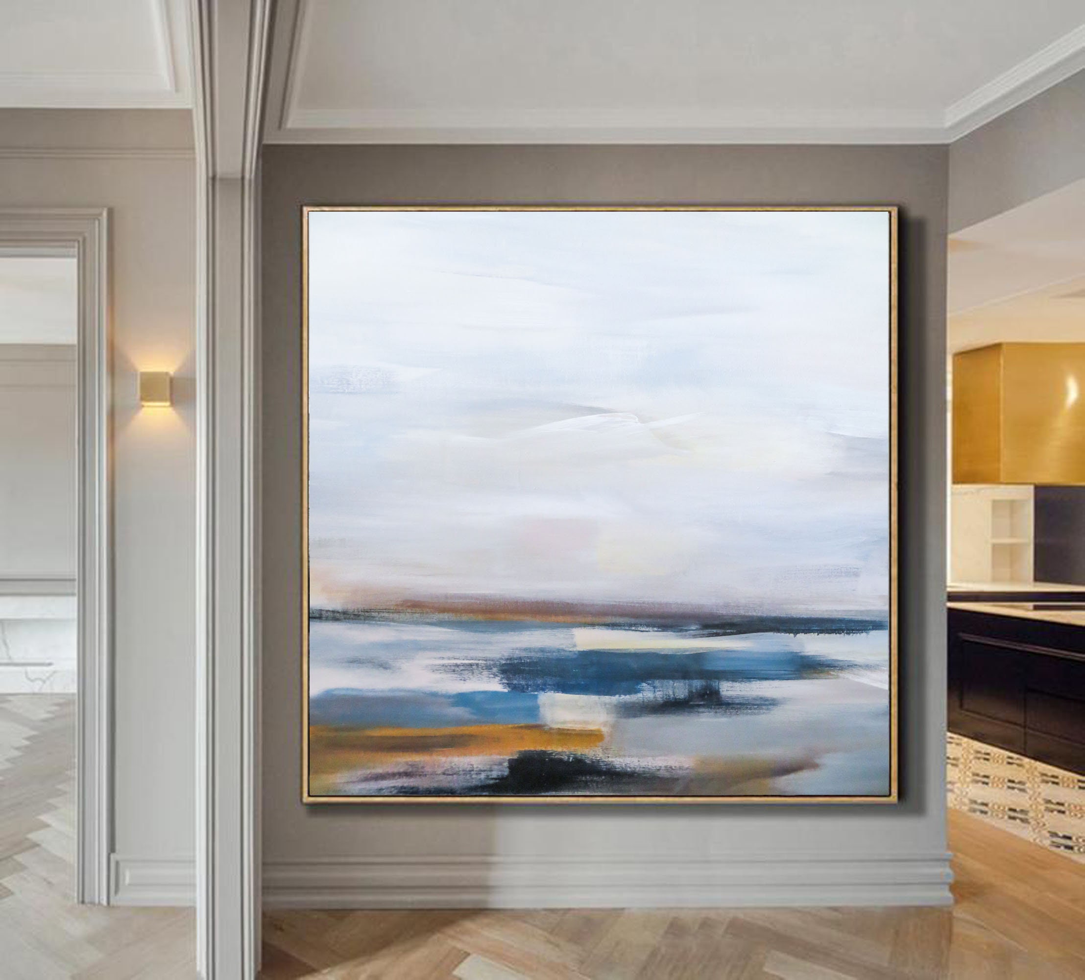 Large Abstract Canvas Artoriginal Abstract Painting on | Etsy