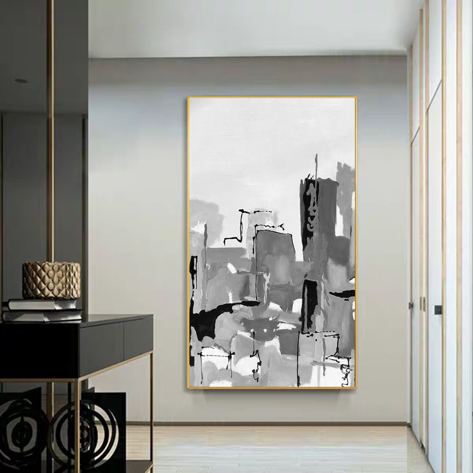 Modern Abstract Wall Artmodern Abstract Painting on - Etsy