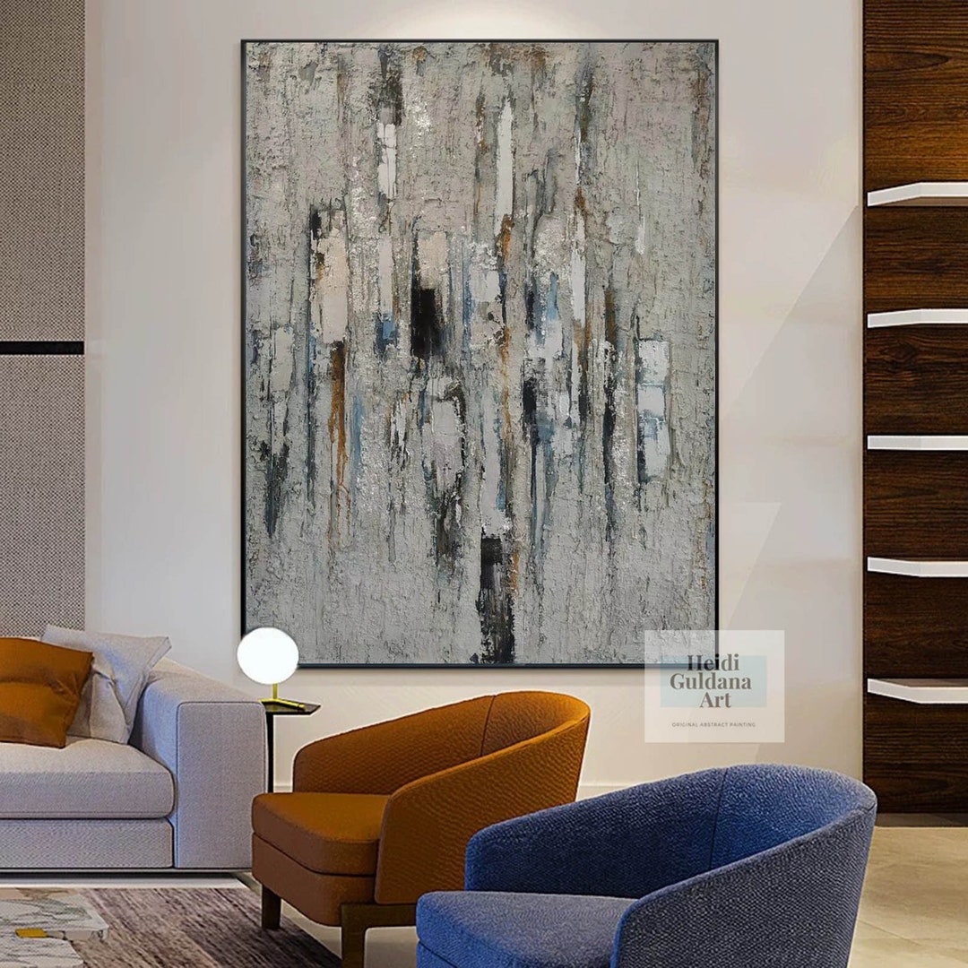 Extra Large Abstract Art, Original Abstract Painting on Canvas,textured ...