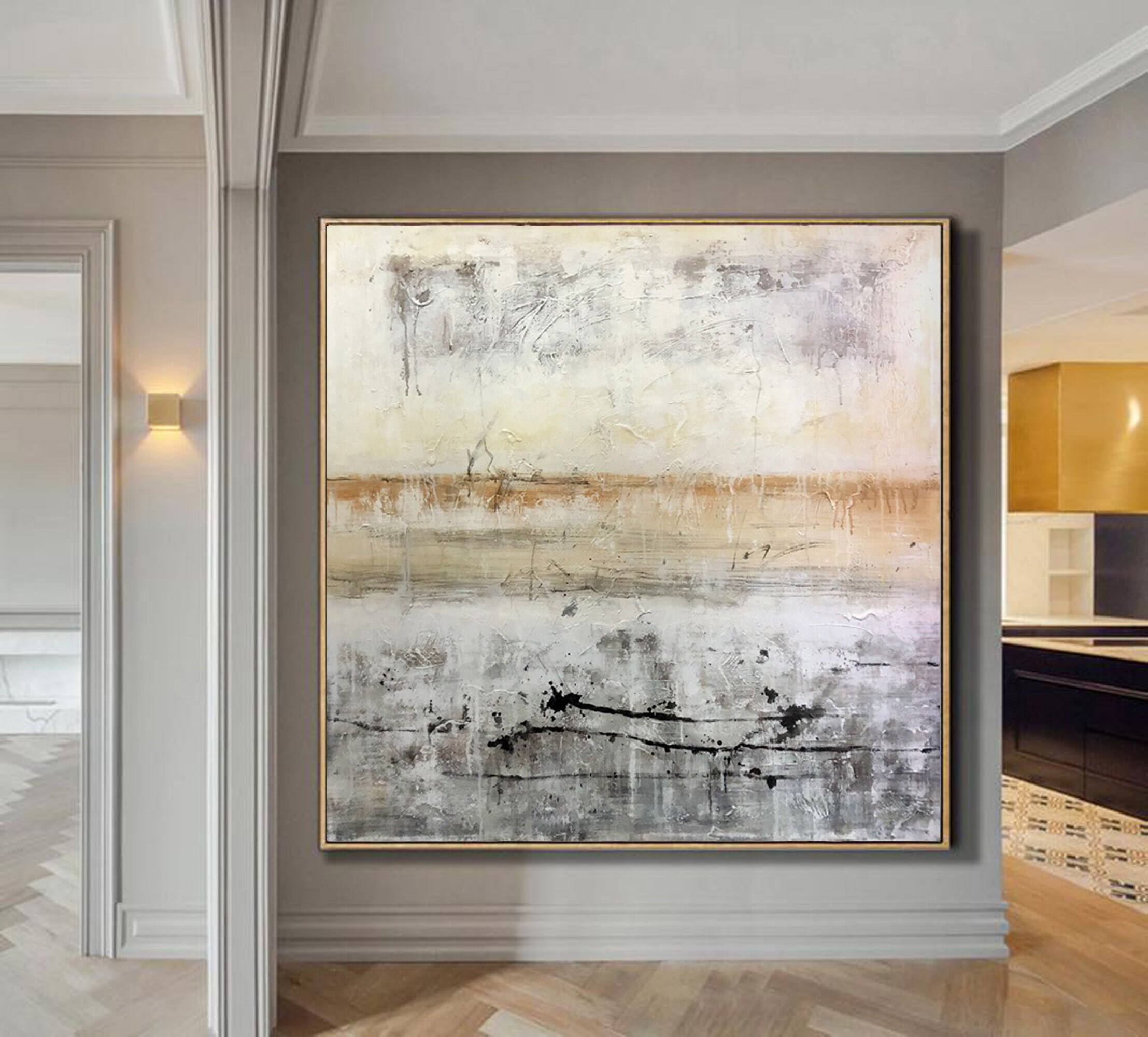 Modern abstract painting originalabstract oil painting on | Etsy