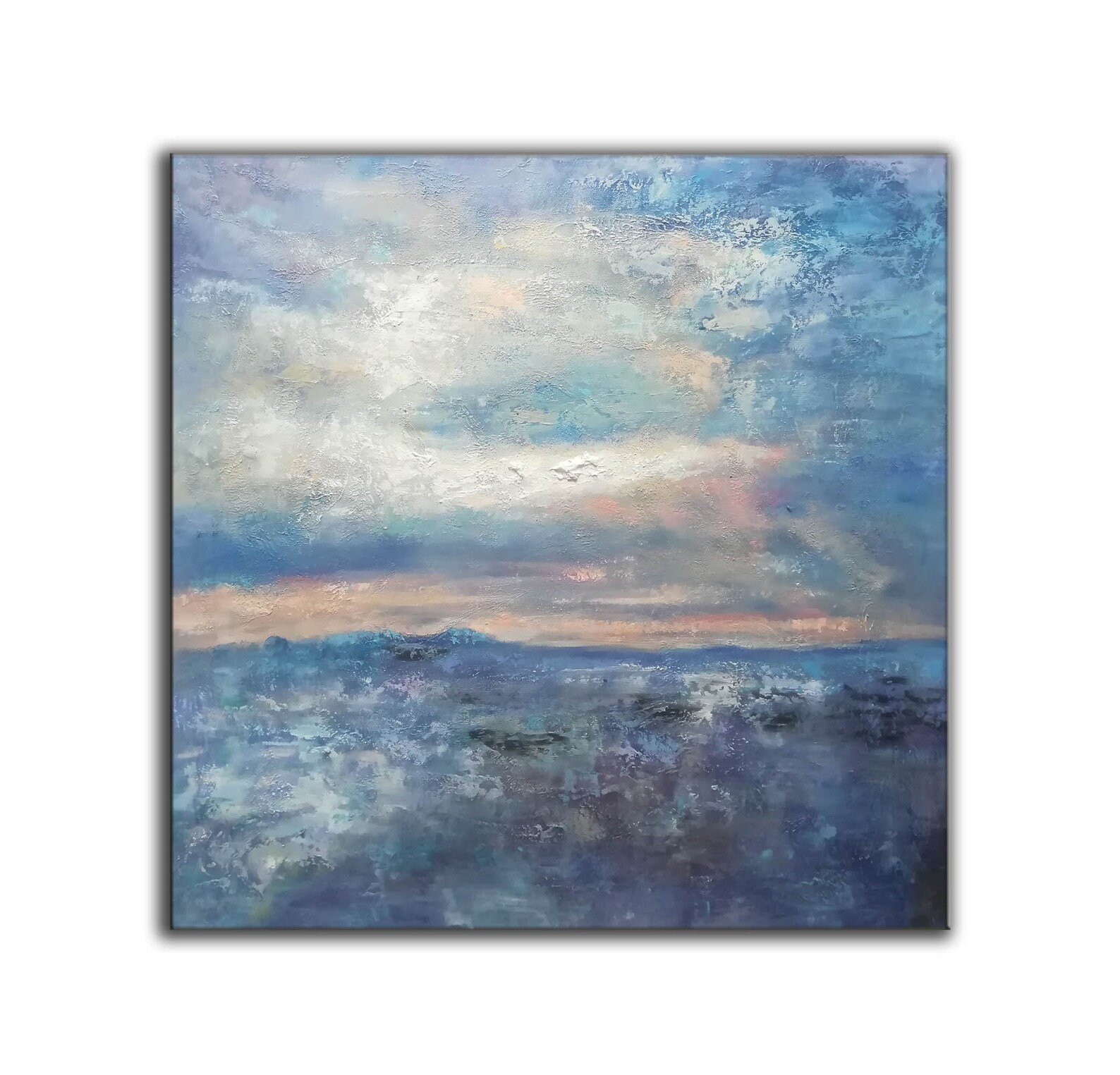 Large Sky Abstract Paintingoriginal Paintings on Canvasblue - Etsy