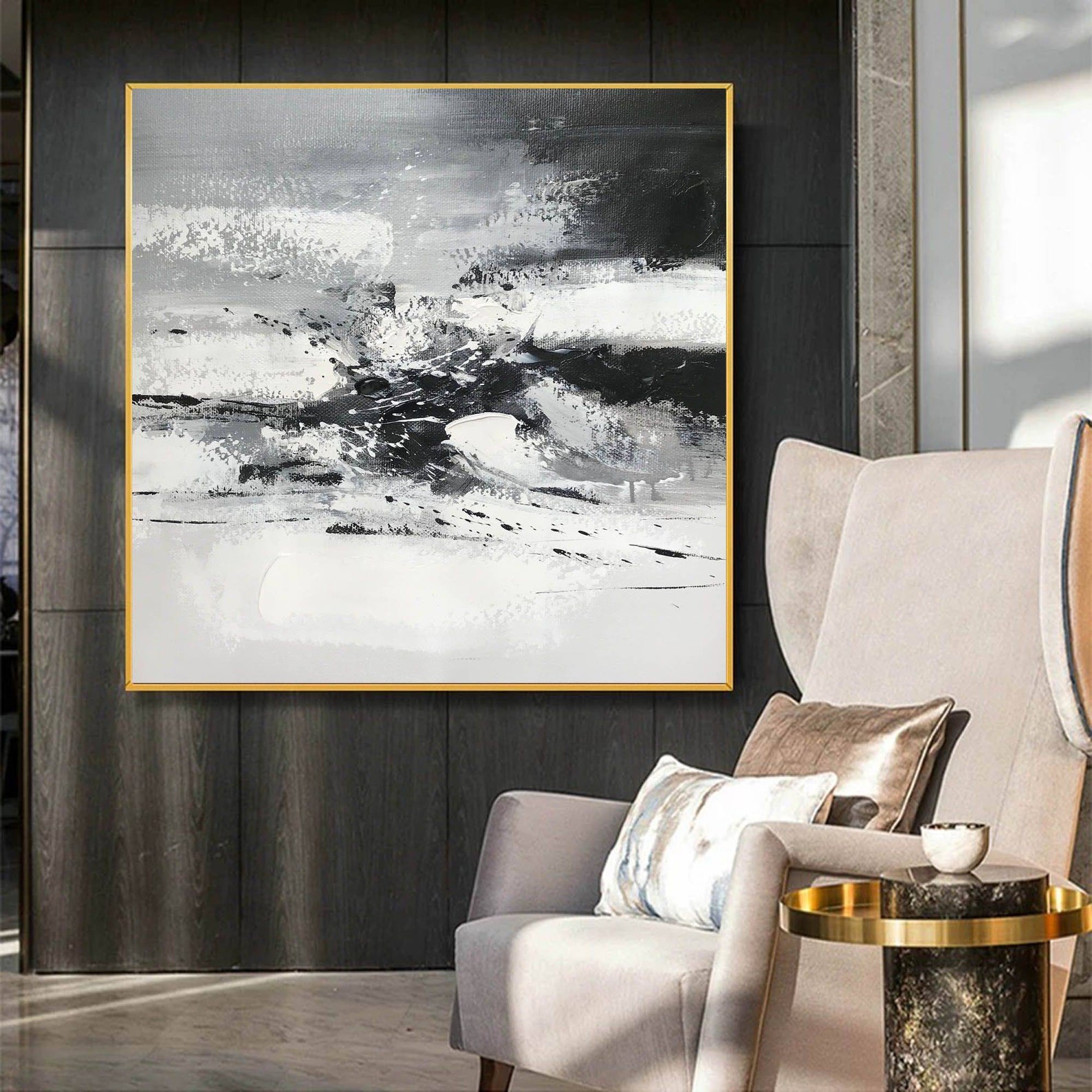 Extra Large Canvas Wall Art,modern Abstract Painting,oversized Wall Art ...