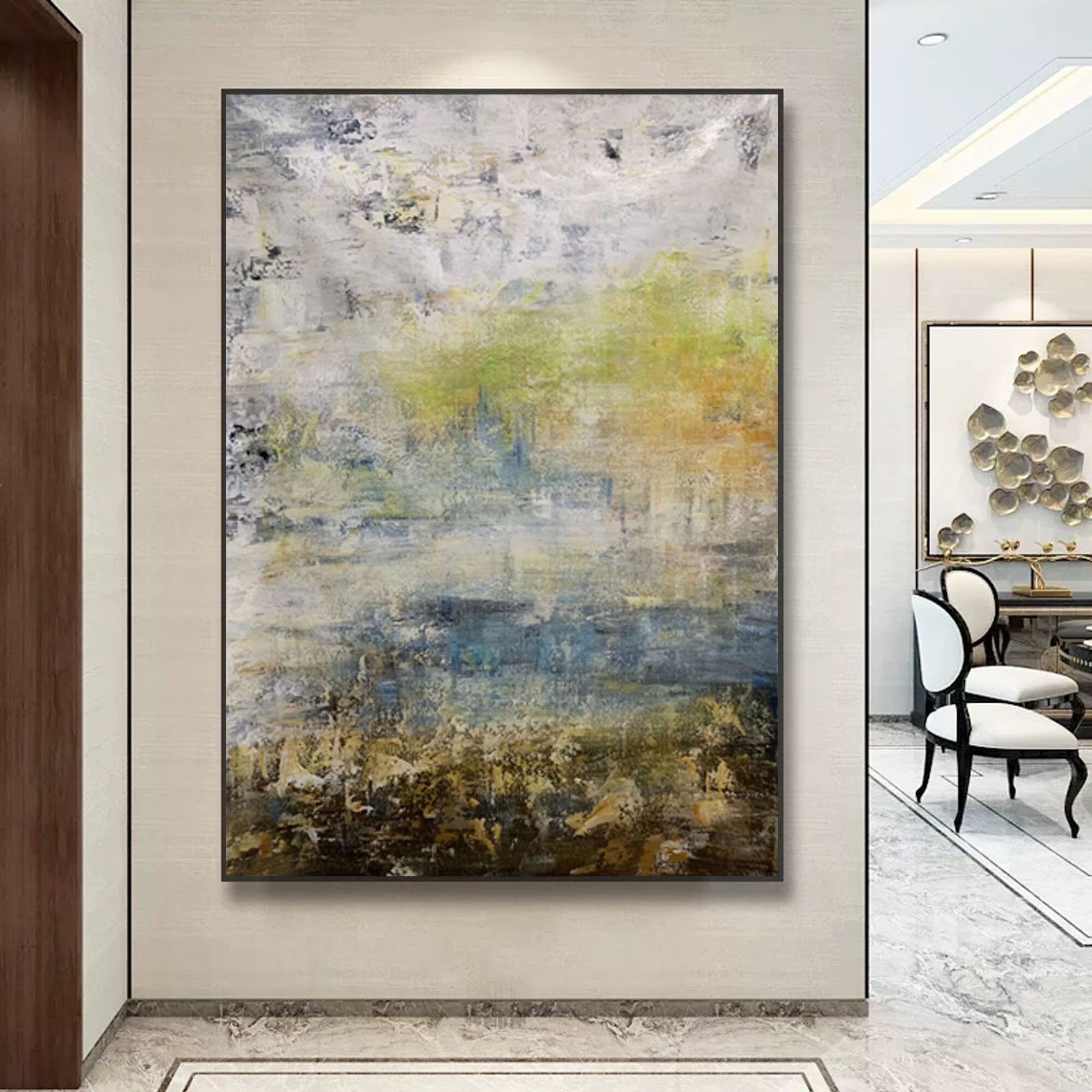 Contemporary painting canvaslarge wall art abstractmodern | Etsy