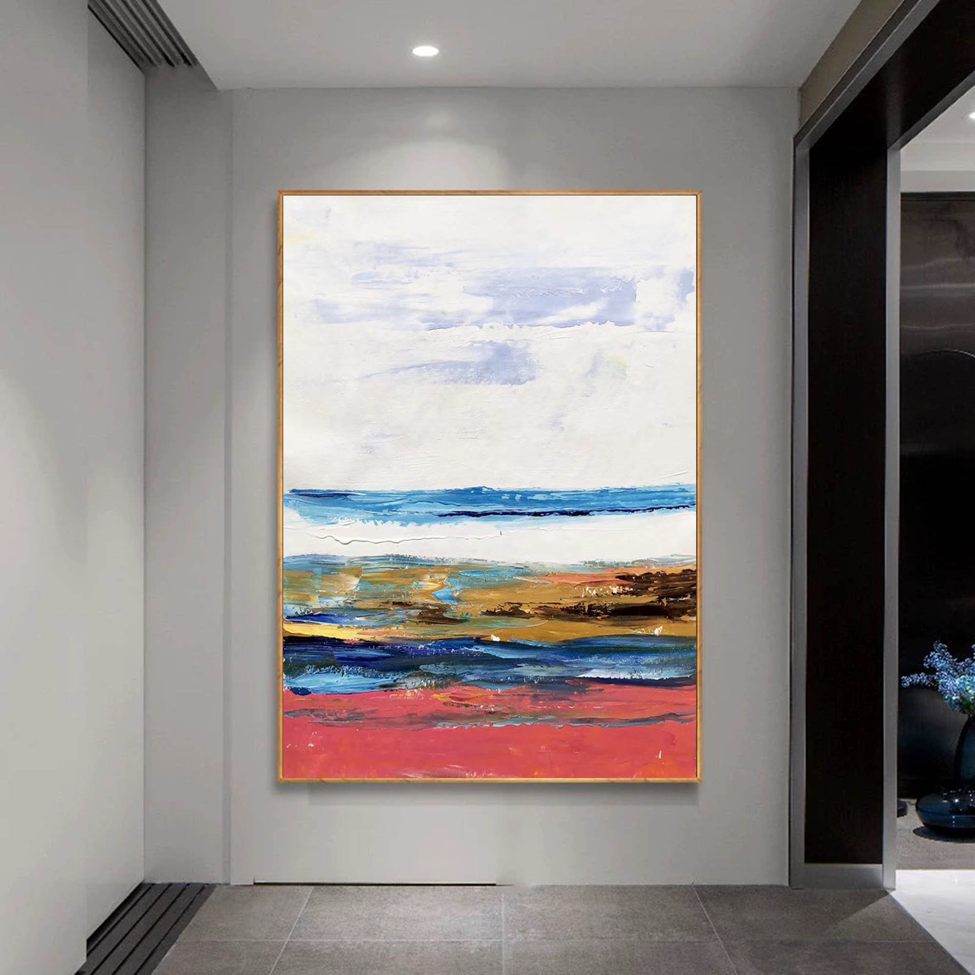 Extra Large Wall Art Framed,original Canvas Painting,modern Wall Art ...