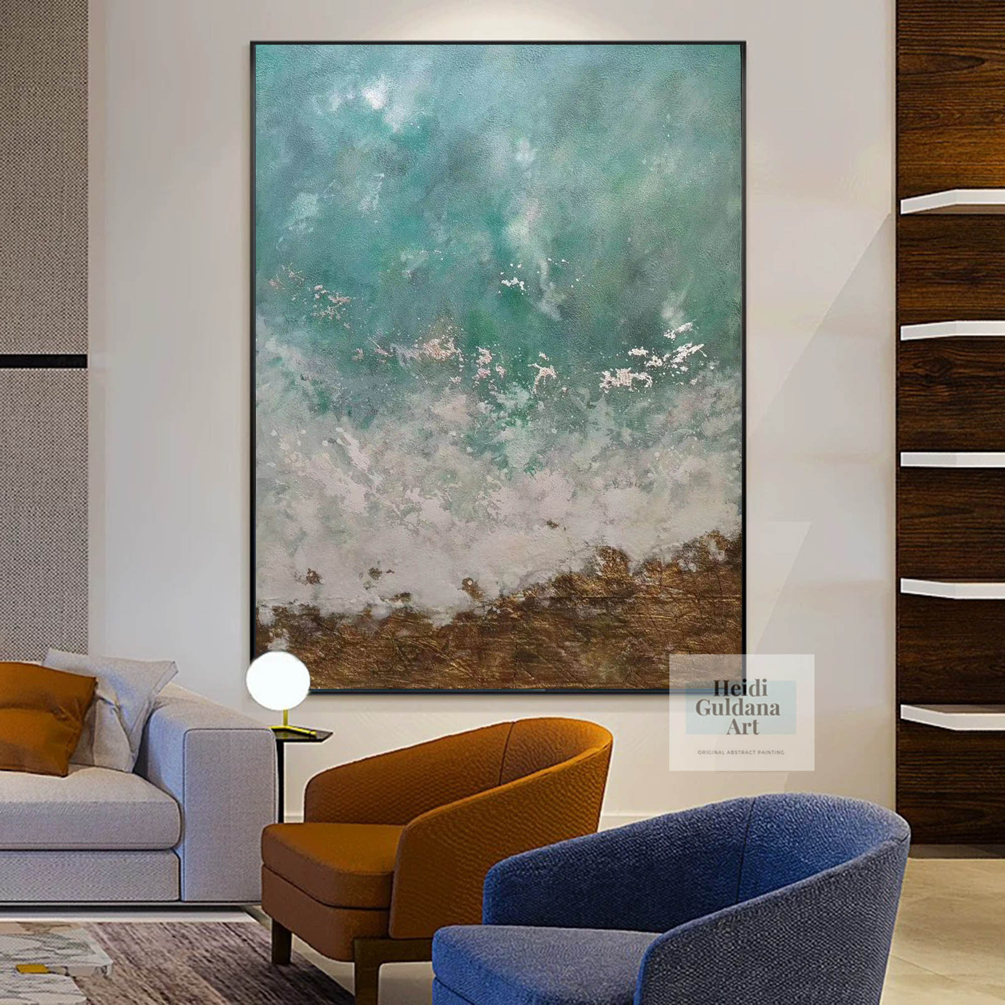 Extra Large Wall Art Canvas, Original Abstract Oil Painting, Large ...