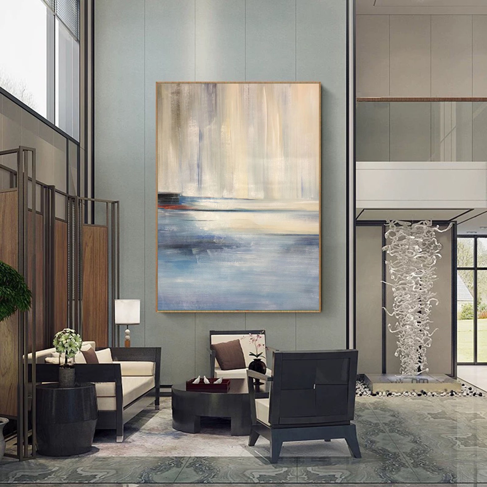 Landscape Painting Abstract Original,large Oil Painting Abstract ...