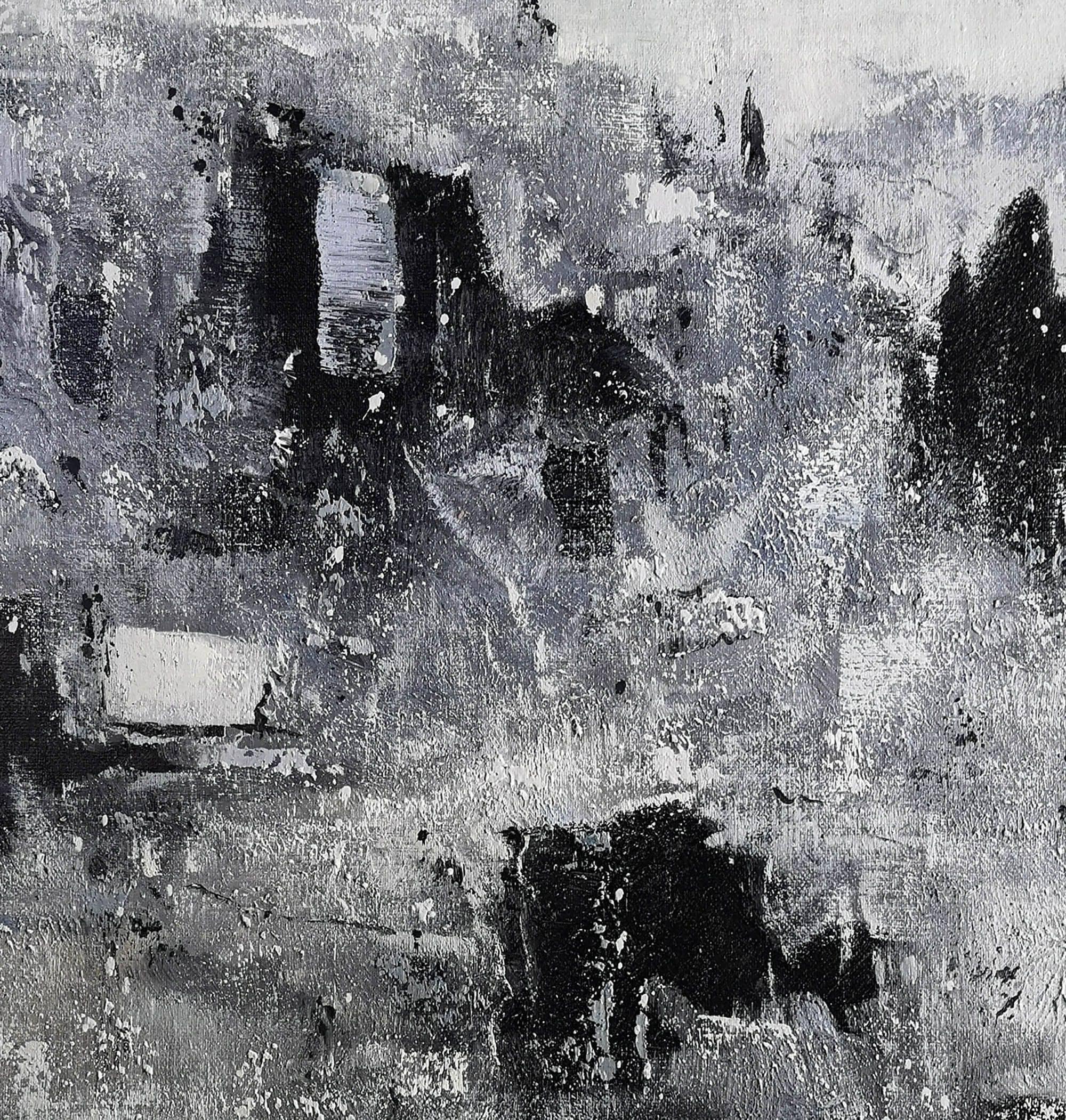 Set of 2 canvas art extra large wall art black and white | Etsy