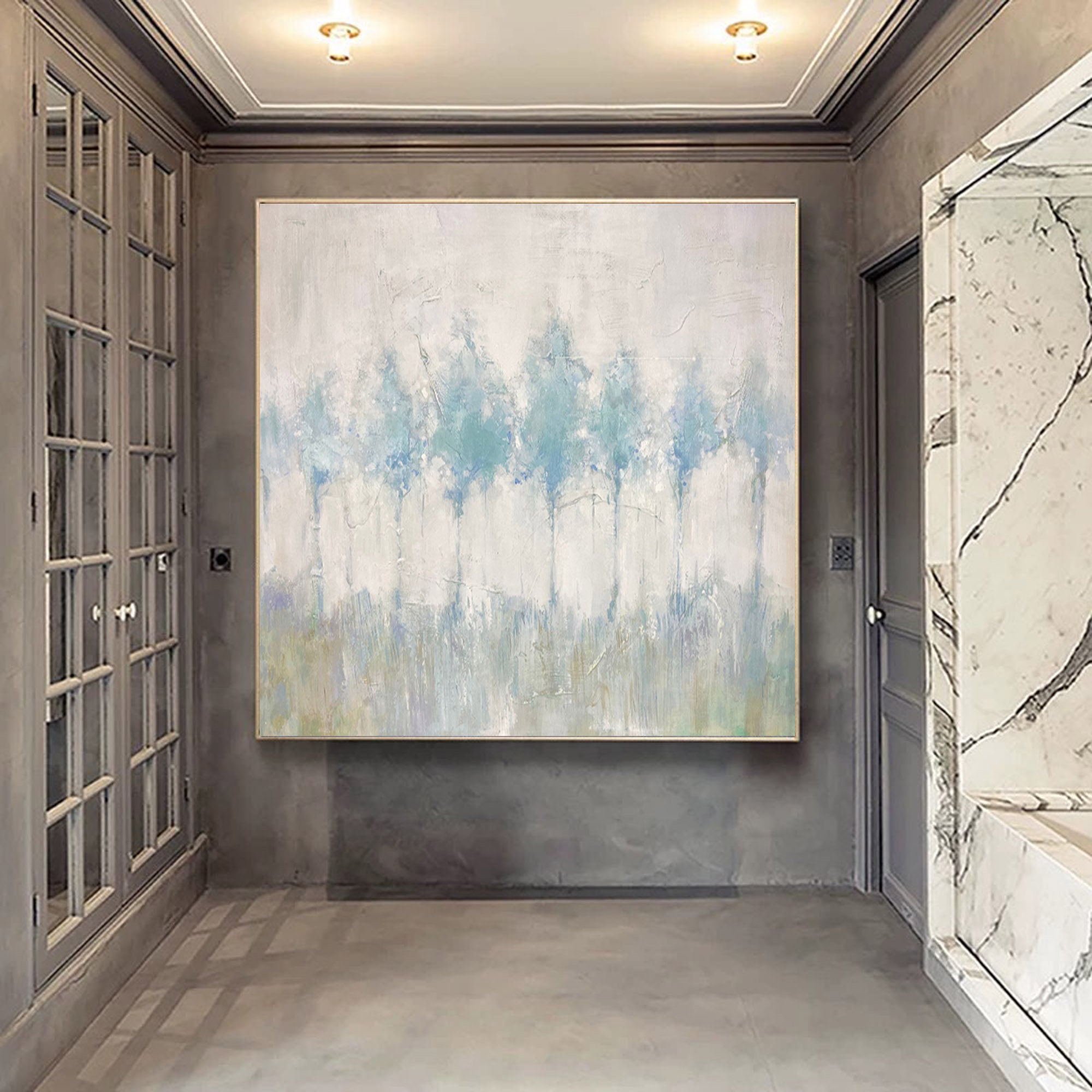 Large Abstract Acrylic Painting,modern Abstract Paintings on Canvas ...