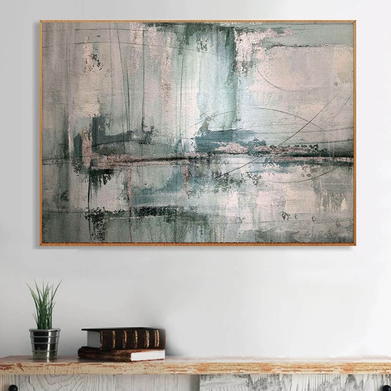 Dining Room Paintinglarge Abstract Wall Artlarge Oil - Etsy