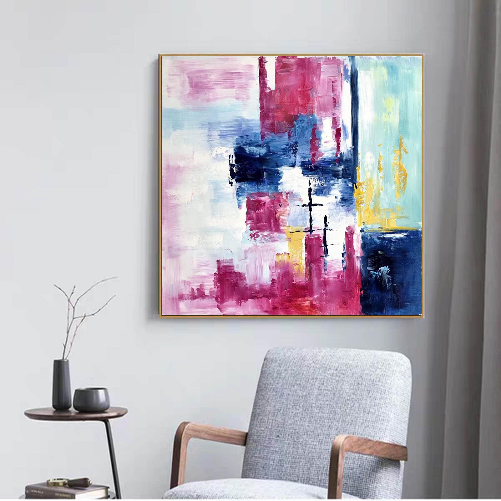 Large modern wall art paintinglarge abstract wall art | Etsy