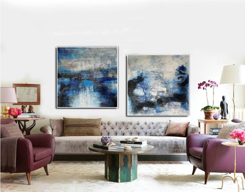 Large Abstract Art Modern Wall Art Extra Large Abstract - Etsy
