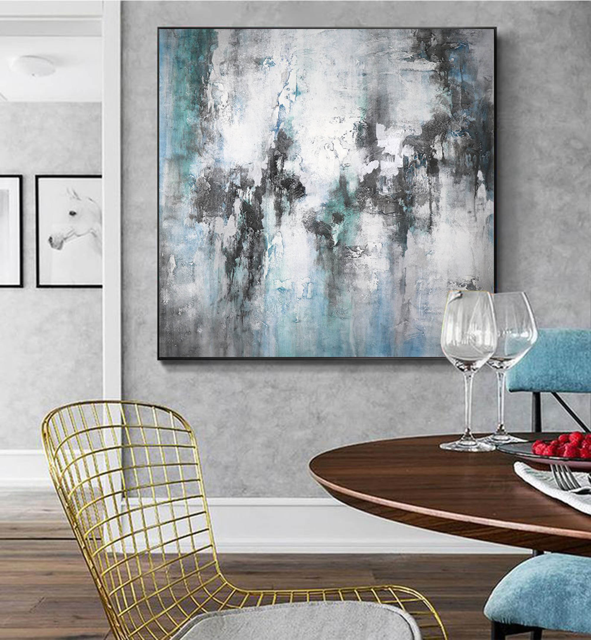 Large abstract painting canvas original abstract oil | Etsy