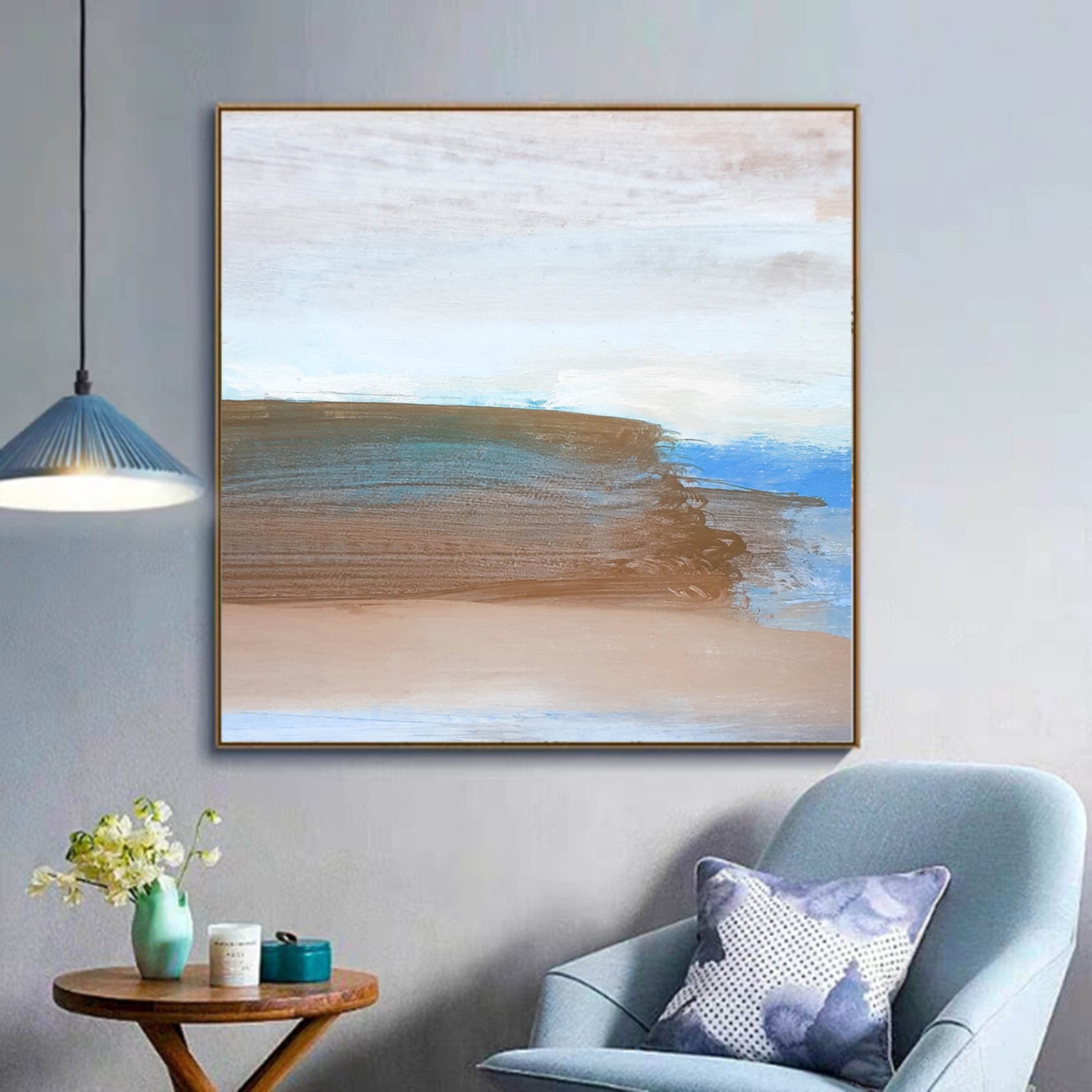 Large Oil Painting on Canvas, Original Abstract Painting, Modern ...