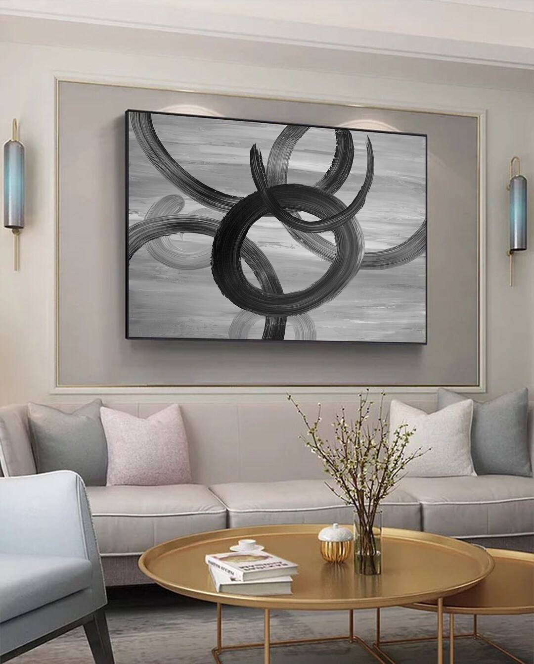 Large Abstract Canvas Wall Art,original Paintings on Canvas,large Wall ...