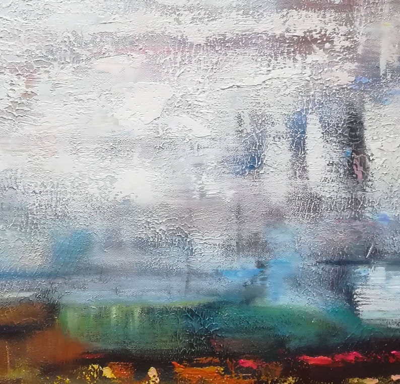 Modern abstract paintings on canvasextra large wall arthuge | Etsy