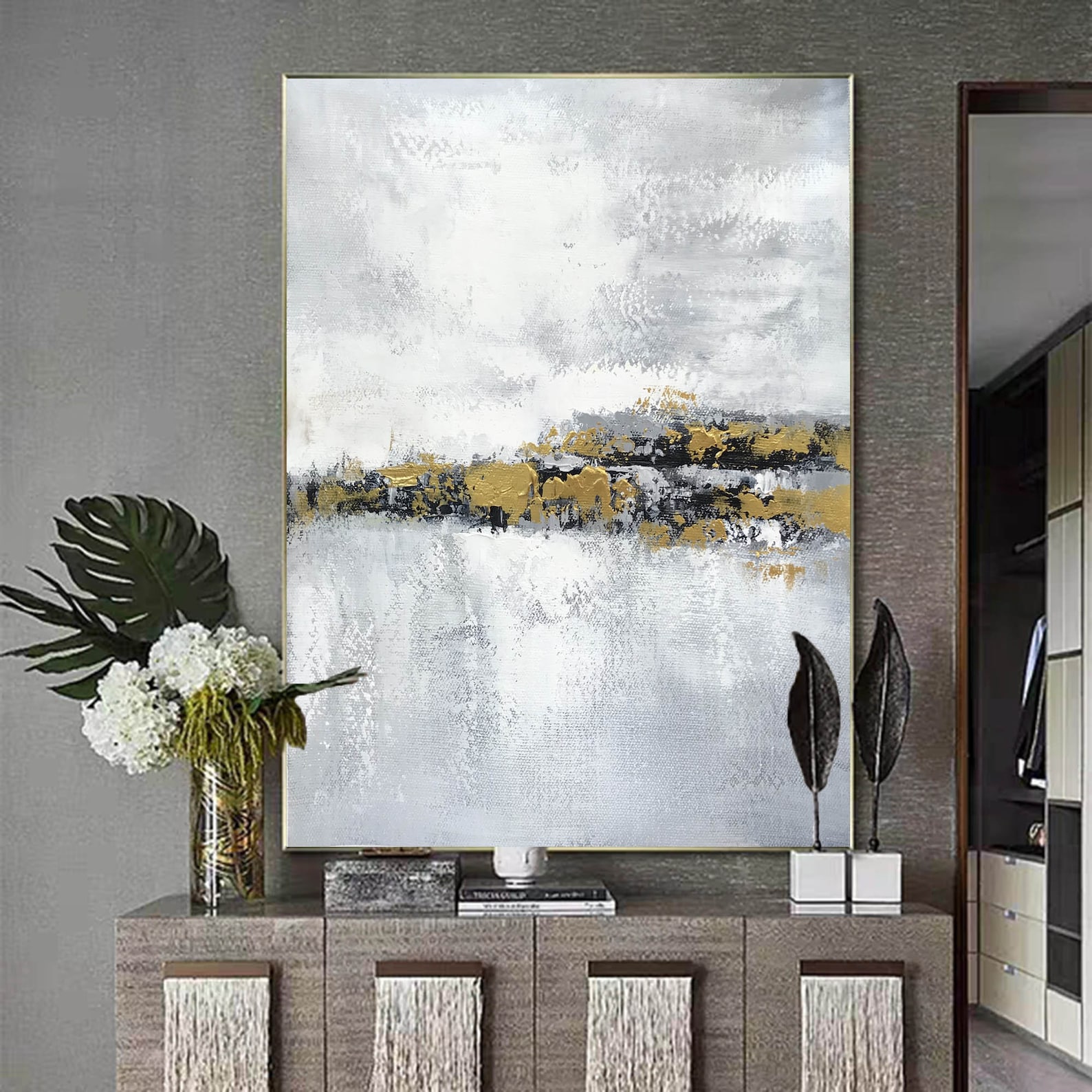 Abstract Painting Originallarge Canvas Artminimalist - Etsy