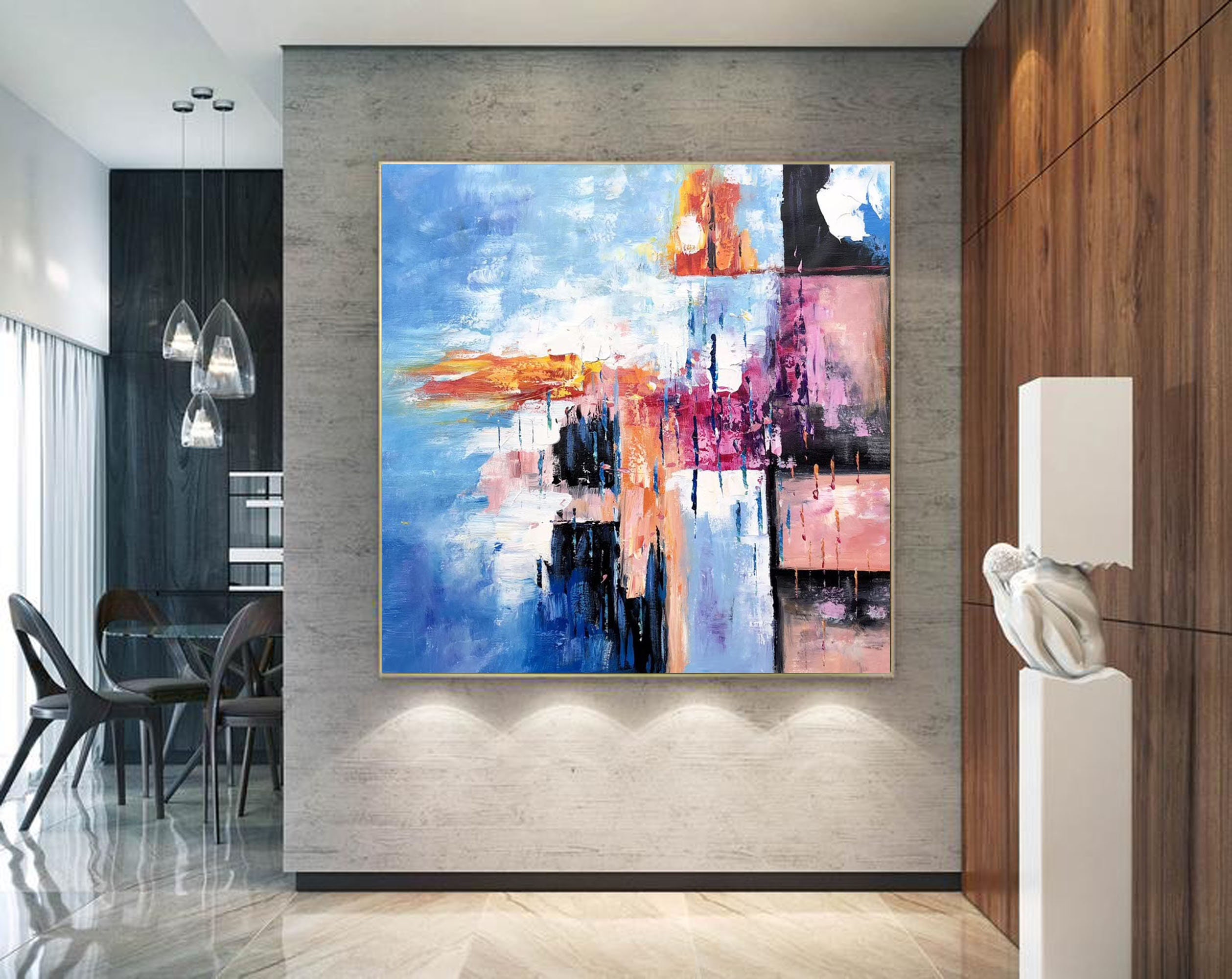 Original Abstract Painting on Canvas,large Canvas Wall Art Abstract ...