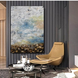 Oversized Wall Art,modern Abstract Painting Landscape,large Abstract ...