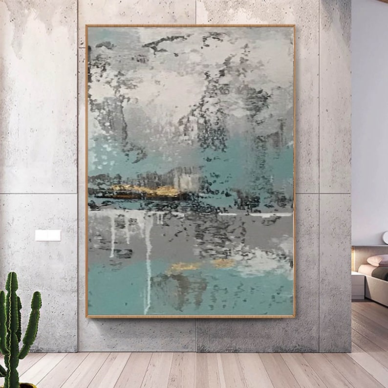 Modern abstract painting original modern abstract art large | Etsy